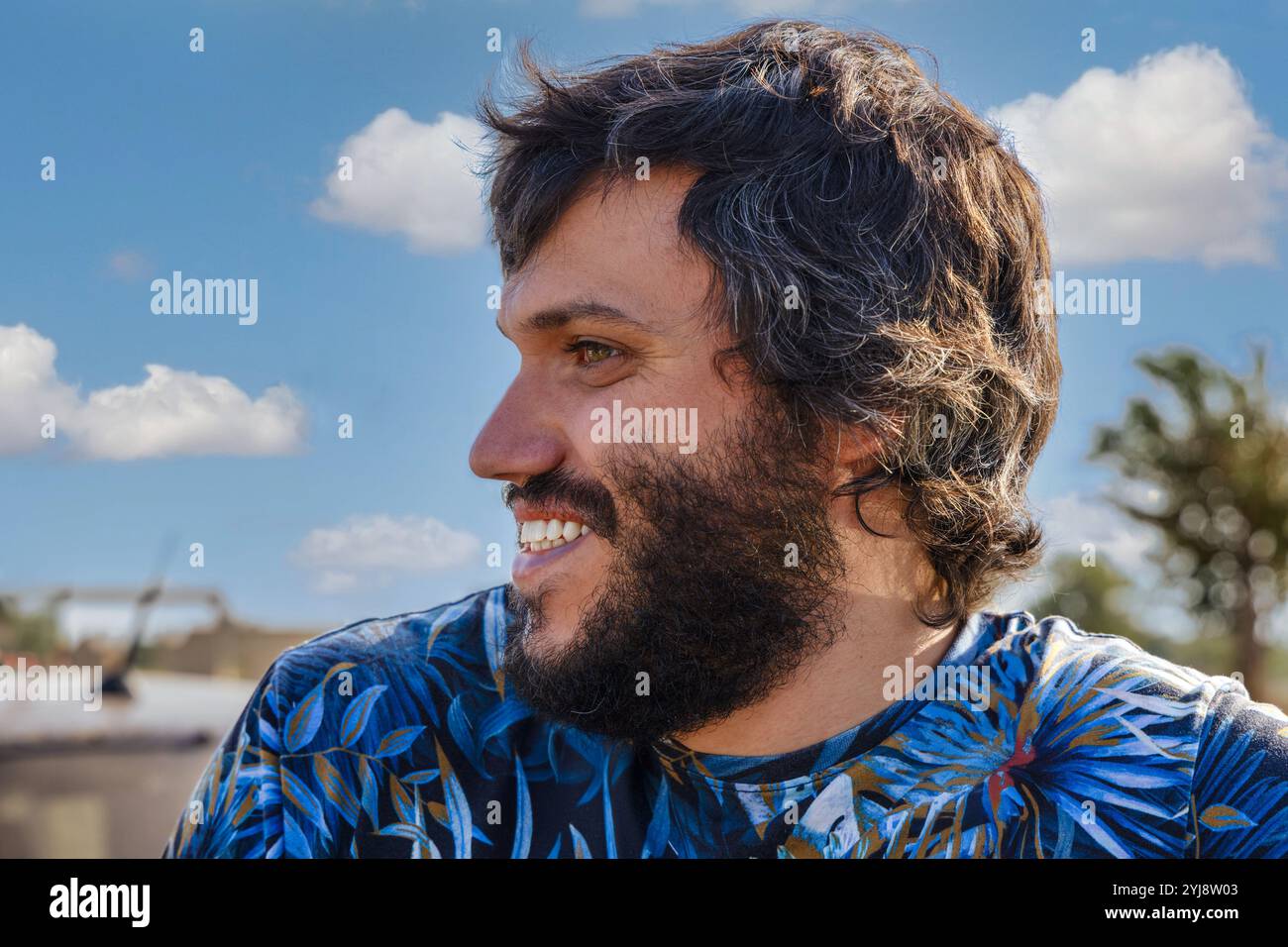 Serious man standing outdoors hi-res stock photography and images - Alamy