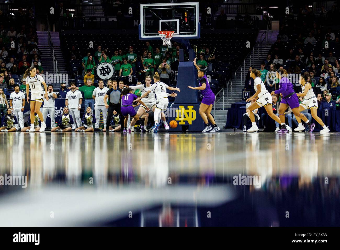 November 13, 2024: A general down court view during NCAA Women's ...