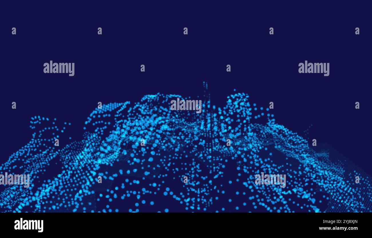 Tech particles hi-res stock photography and images - Alamy