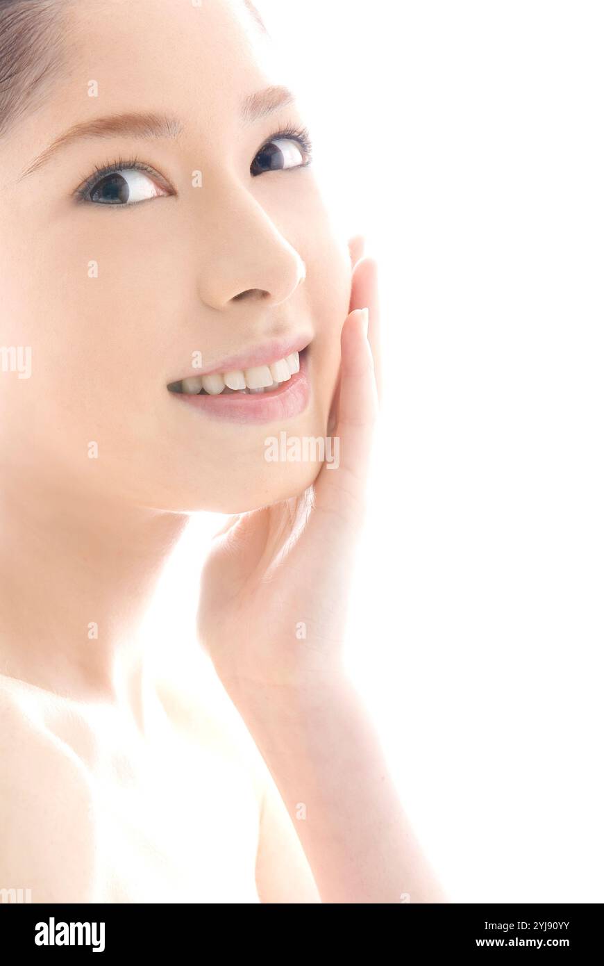 Woman with key in her back hi-res stock photography and images - Alamy