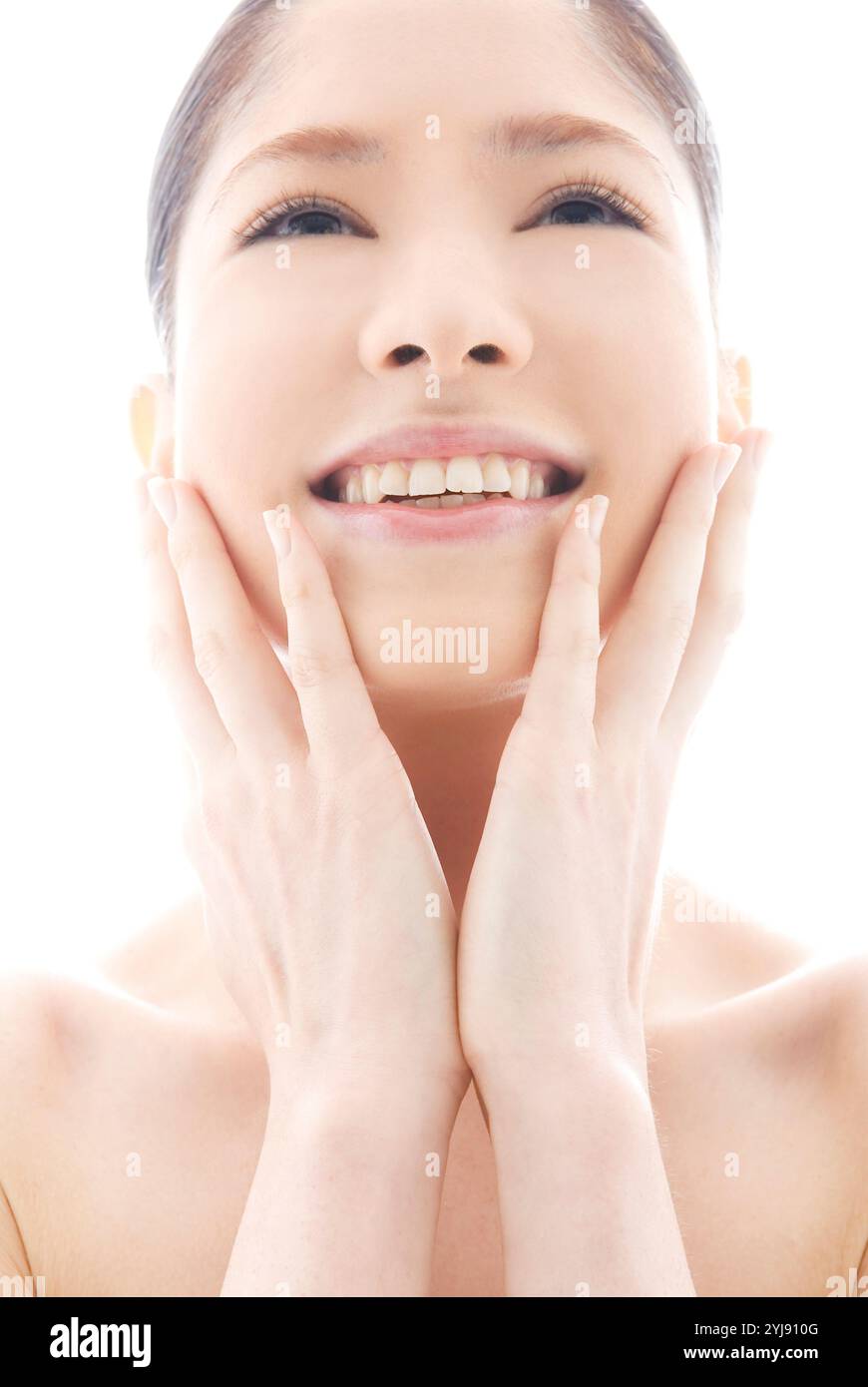 Woman with key in her back hi-res stock photography and images - Alamy