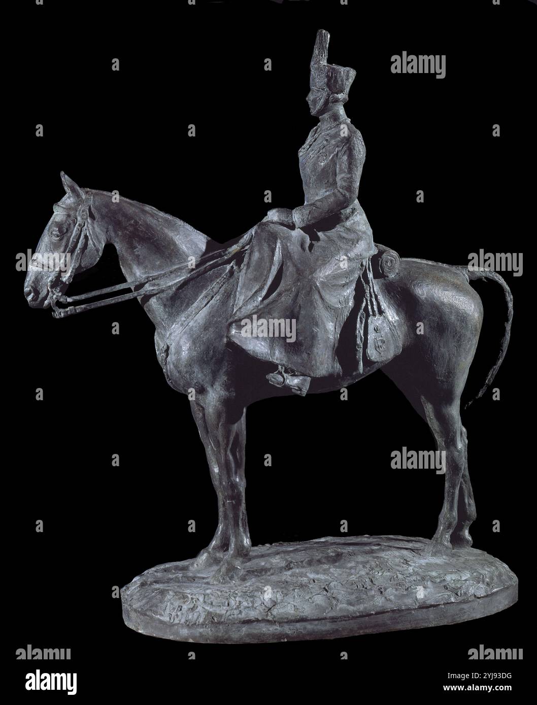 RETRATO DE DOÑA VICTORIA EUGENIA MONTADA A CABALLO CON UNIFORME DE ...