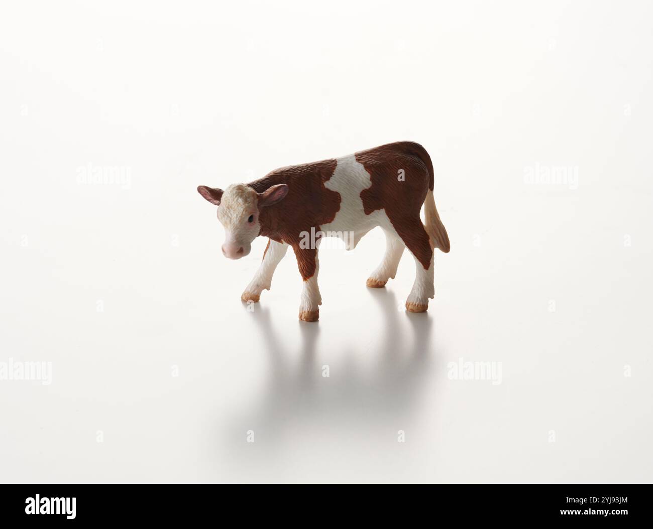 Cow Objects on White Background Stock Photo - Alamy