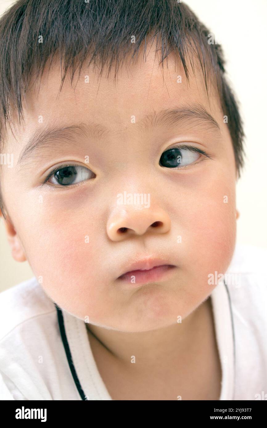 Child boy profile hi-res stock photography and images - Alamy