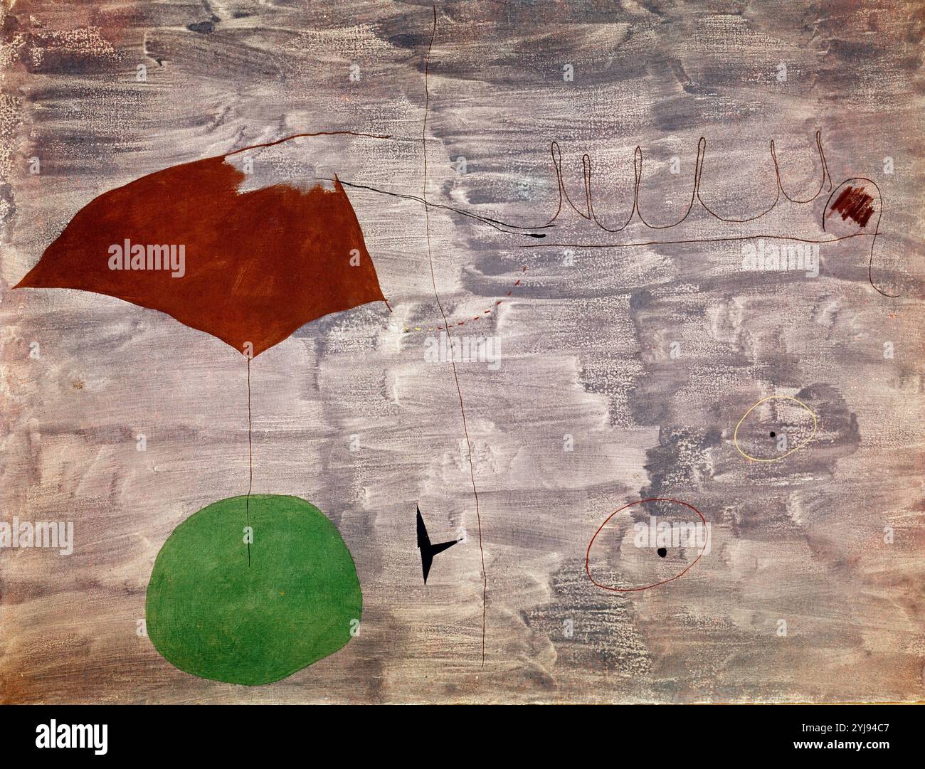 COMPOSICION - 1927. Author: JOAN MIRO. Location: MUSEO DE ARTE MODERNO ...