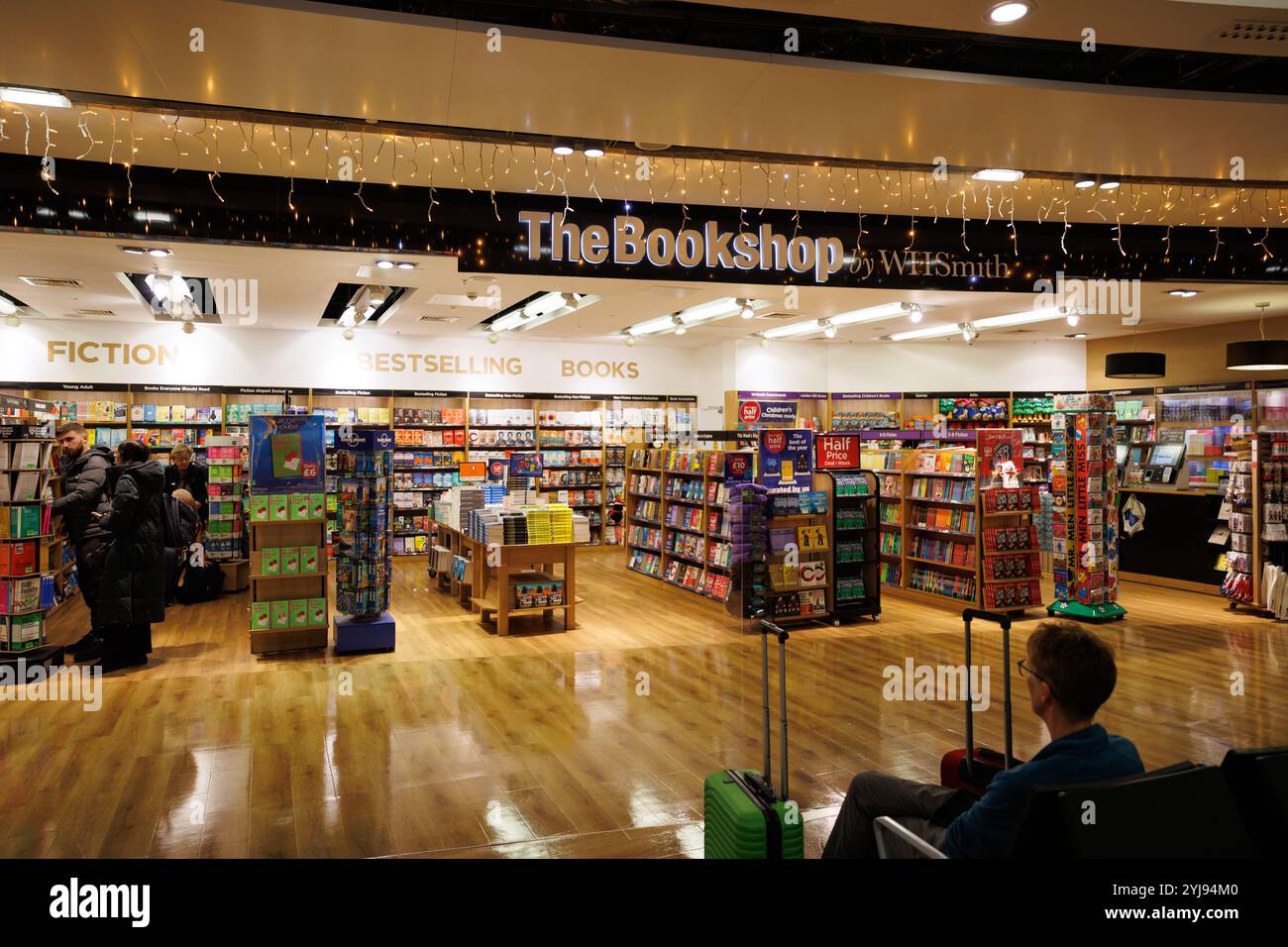 12 Nov. 2024. The Bookshop store inside London Heathrow Terminal 3 ...