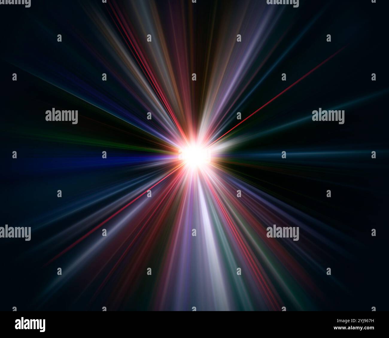 Radiation of light Stock Photo - Alamy