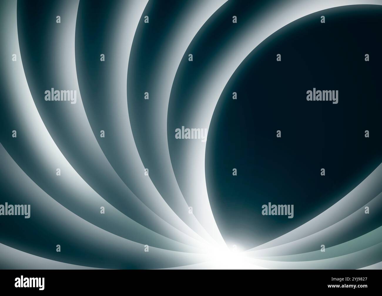 Black background and countless curving rays of light Stock Photo - Alamy