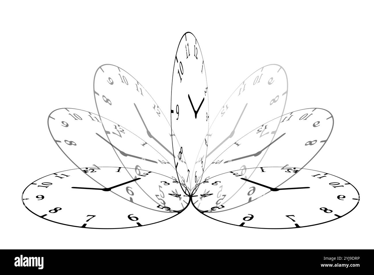 Timer clock with 5 Black and White Stock Photos & Images - Alamy