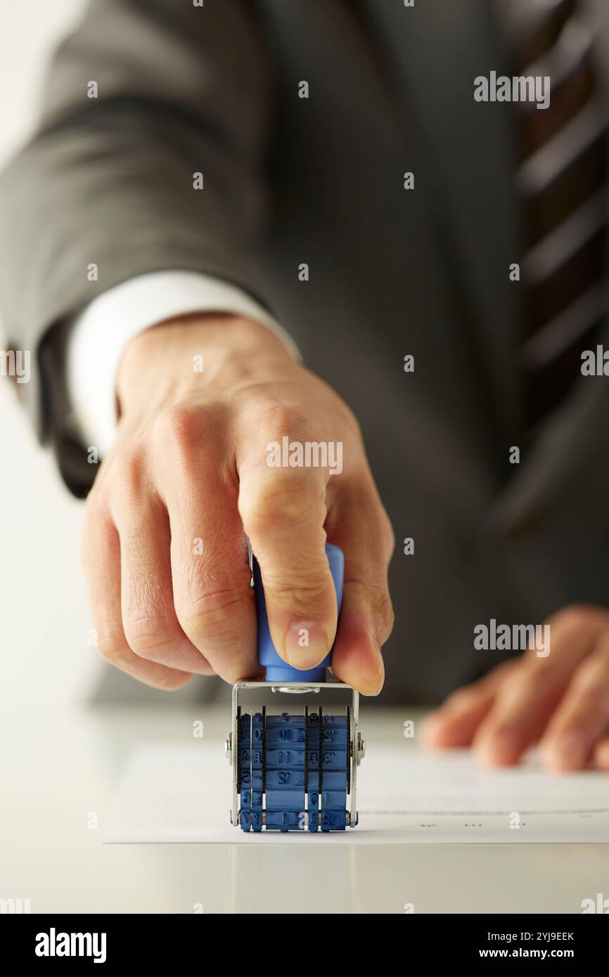 Stamp seal stamping hi-res stock photography and images - Alamy
