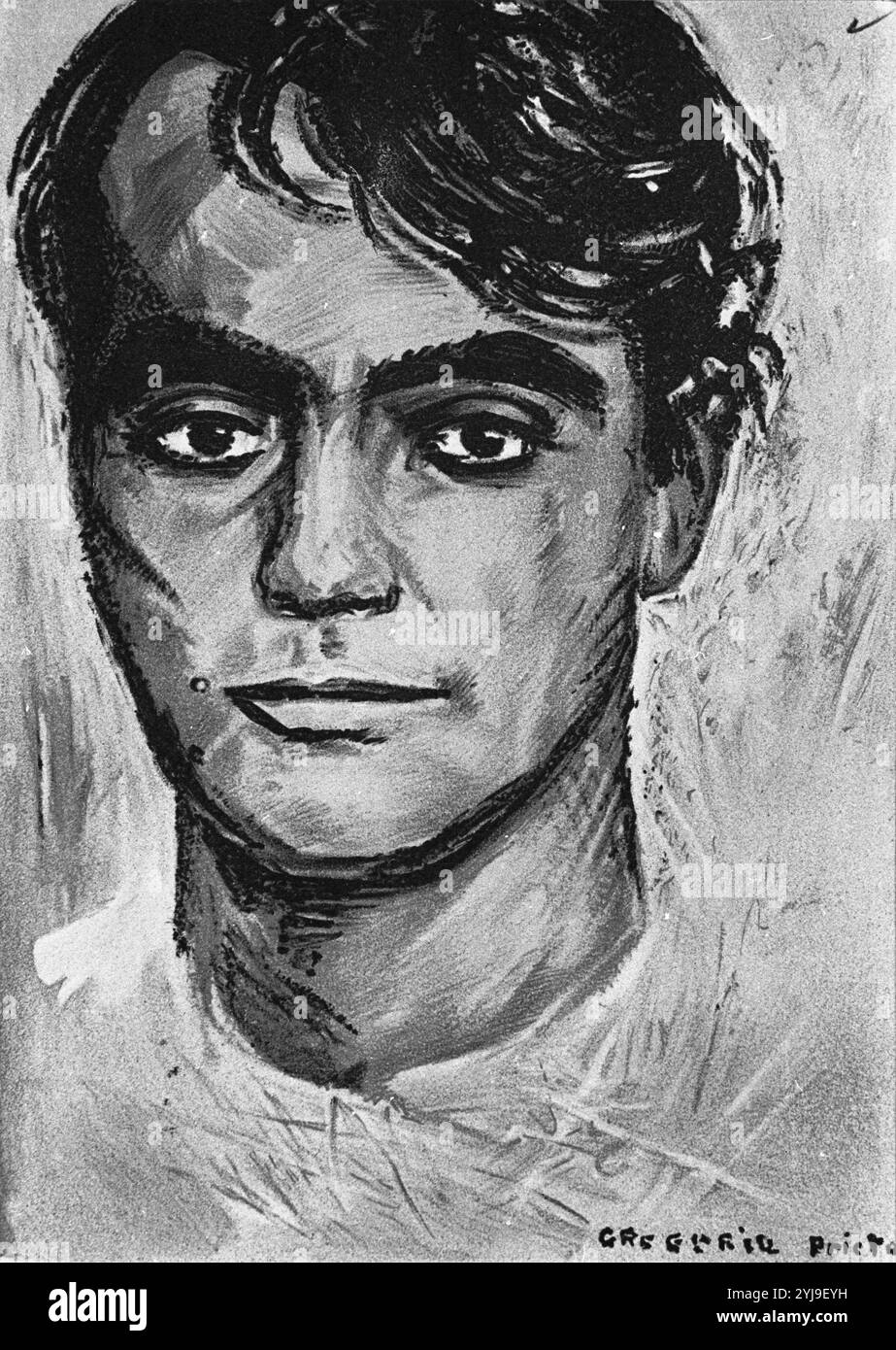 RETRATO DE FEDERICO GARCIA LORCA - SIGLO XX. Author: GREGORIO PRIETO ...