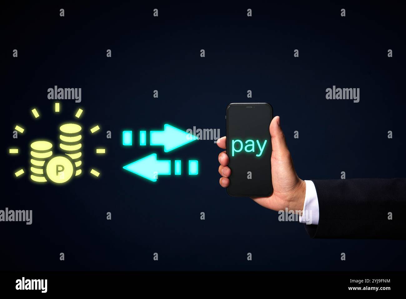 Cashless icon hi-res stock photography and images - Alamy