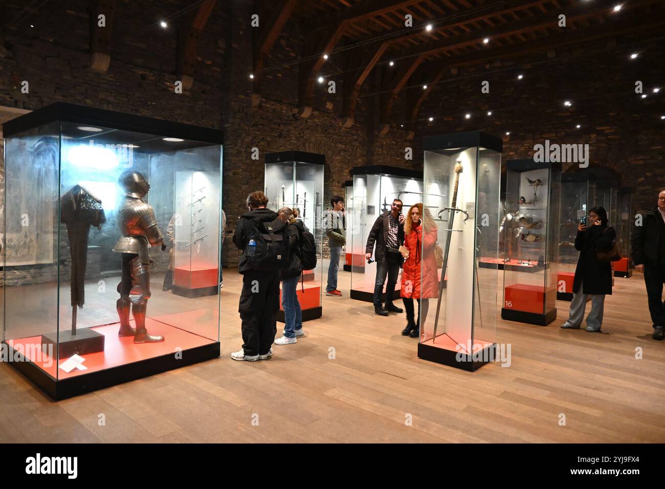 Inside the Gravensteen with armour and weapons on display – Ghent ...