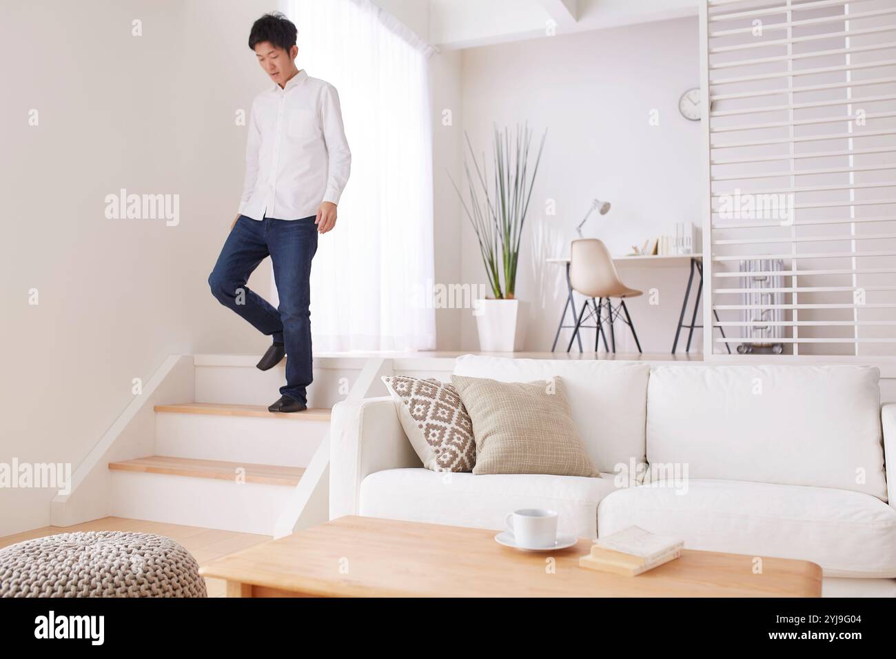 Room with furniture in interior housing hi-res stock photography and ...