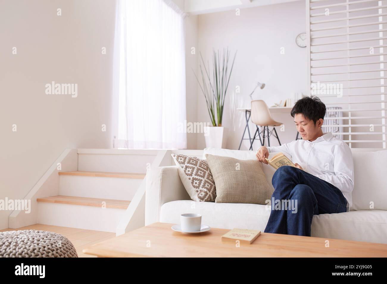 Stylish sofa coffee table hi-res stock photography and images - Alamy