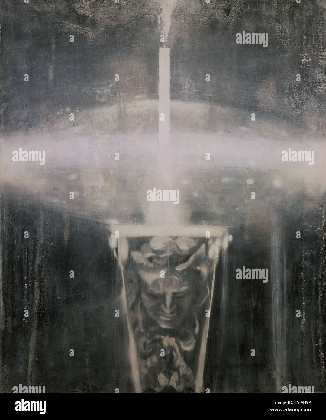 PEDESTAL-1989. Author: ROSS BLECKNER (1949 Stock Photo - Alamy