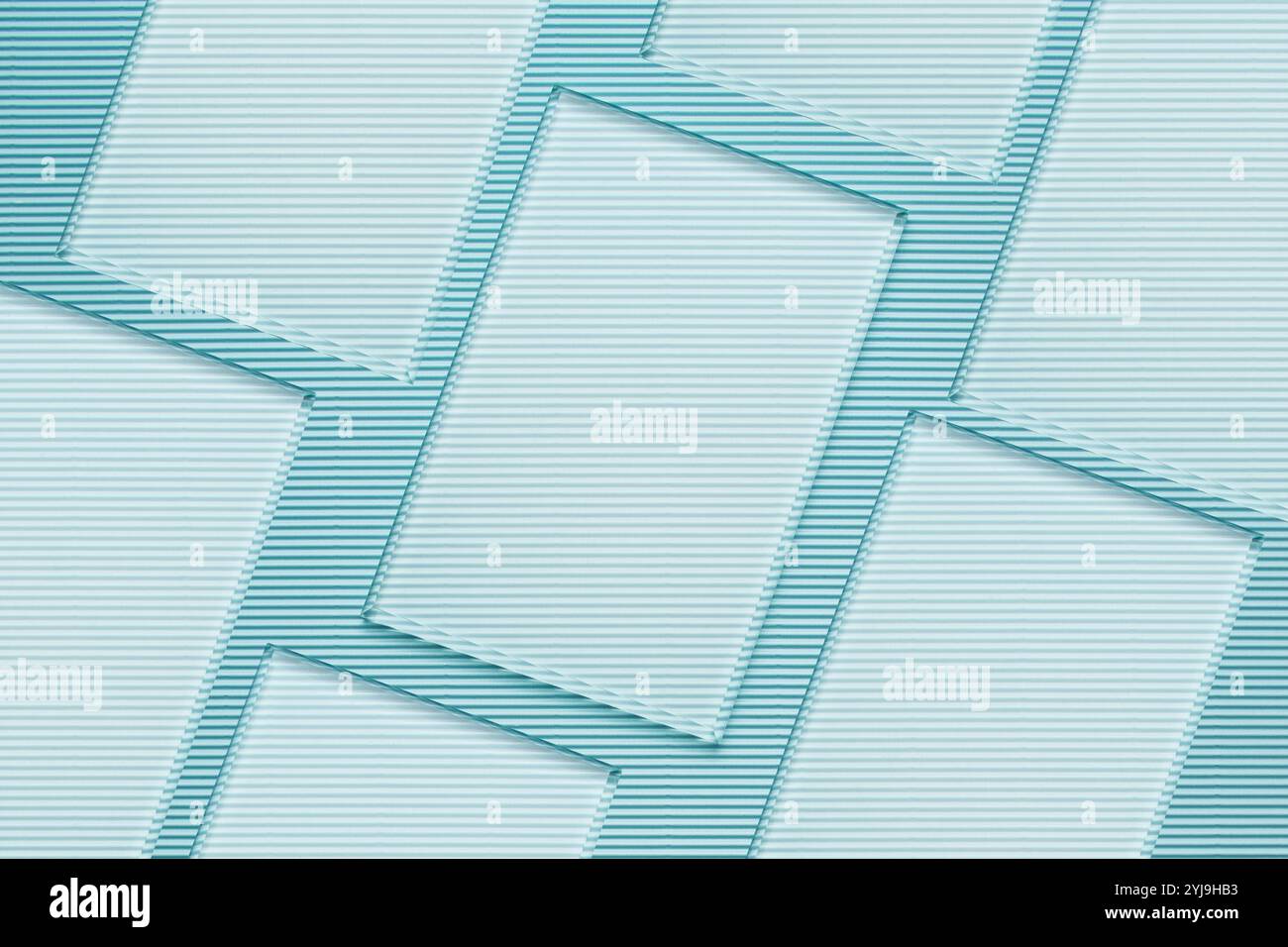 Square glass plates lined up on corrugated cardboard Stock Photo - Alamy
