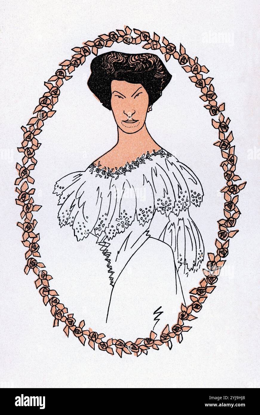 Caricatura de Maria Barrientos (Barcelona, 1883-Ziburu, Lapurdi, 1946 ...