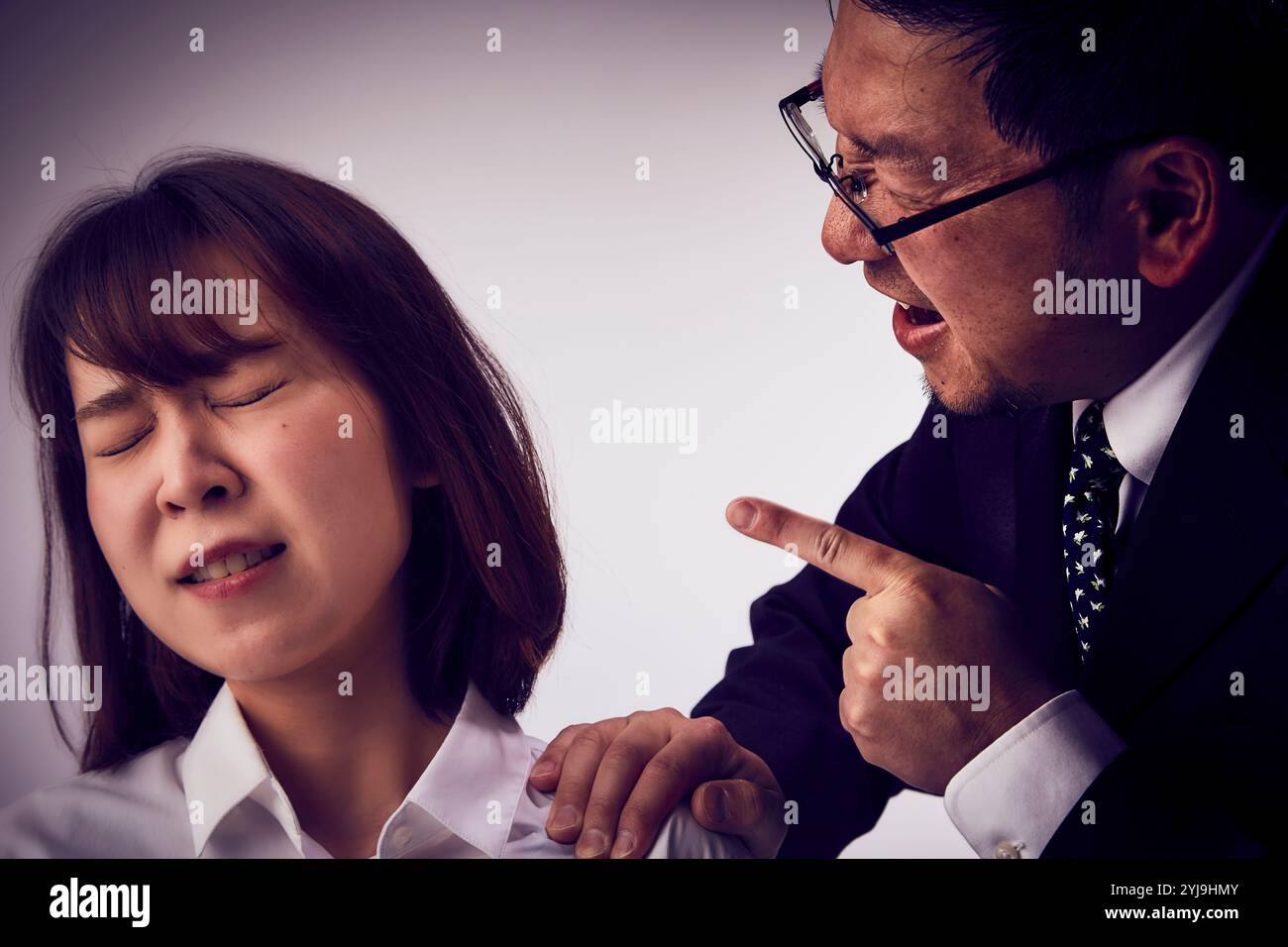 Boss employee fear hi-res stock photography and images - Alamy