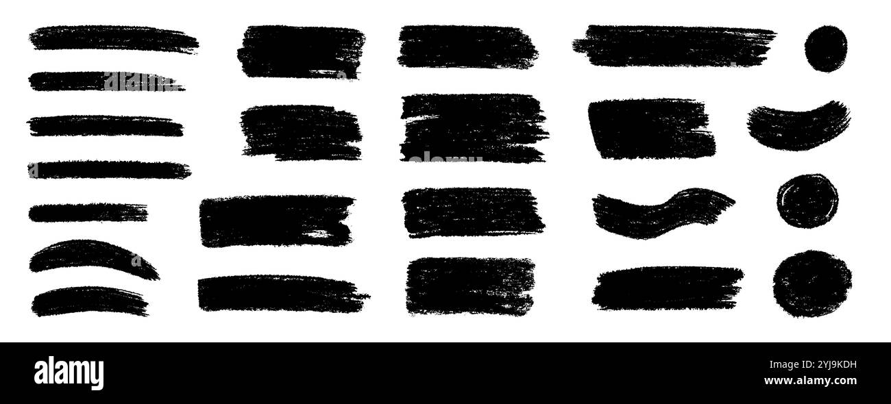 Brush box paint background text banner. Brush paint stroke for text box ...