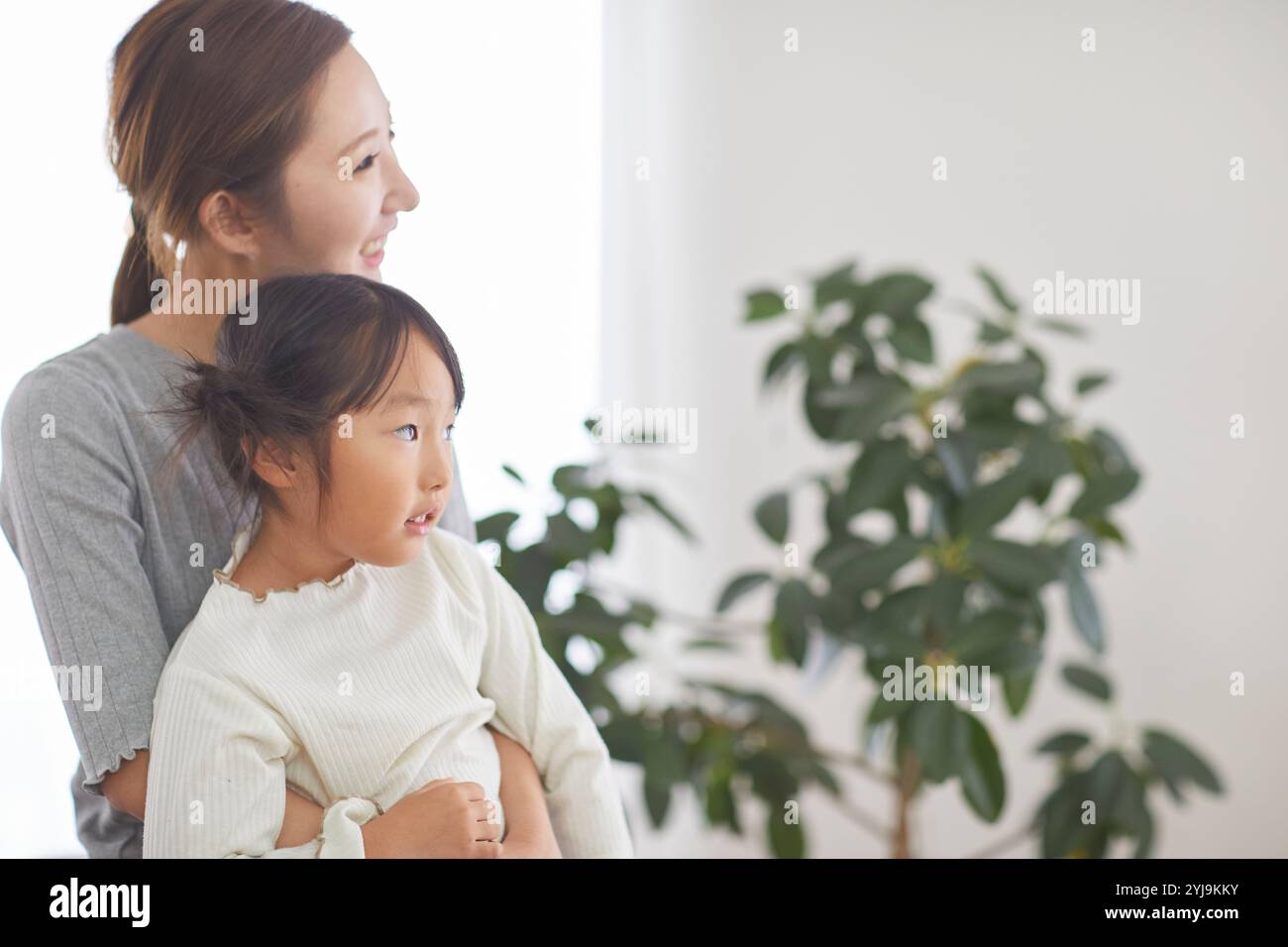 Son mother chat hug hi-res stock photography and images - Alamy