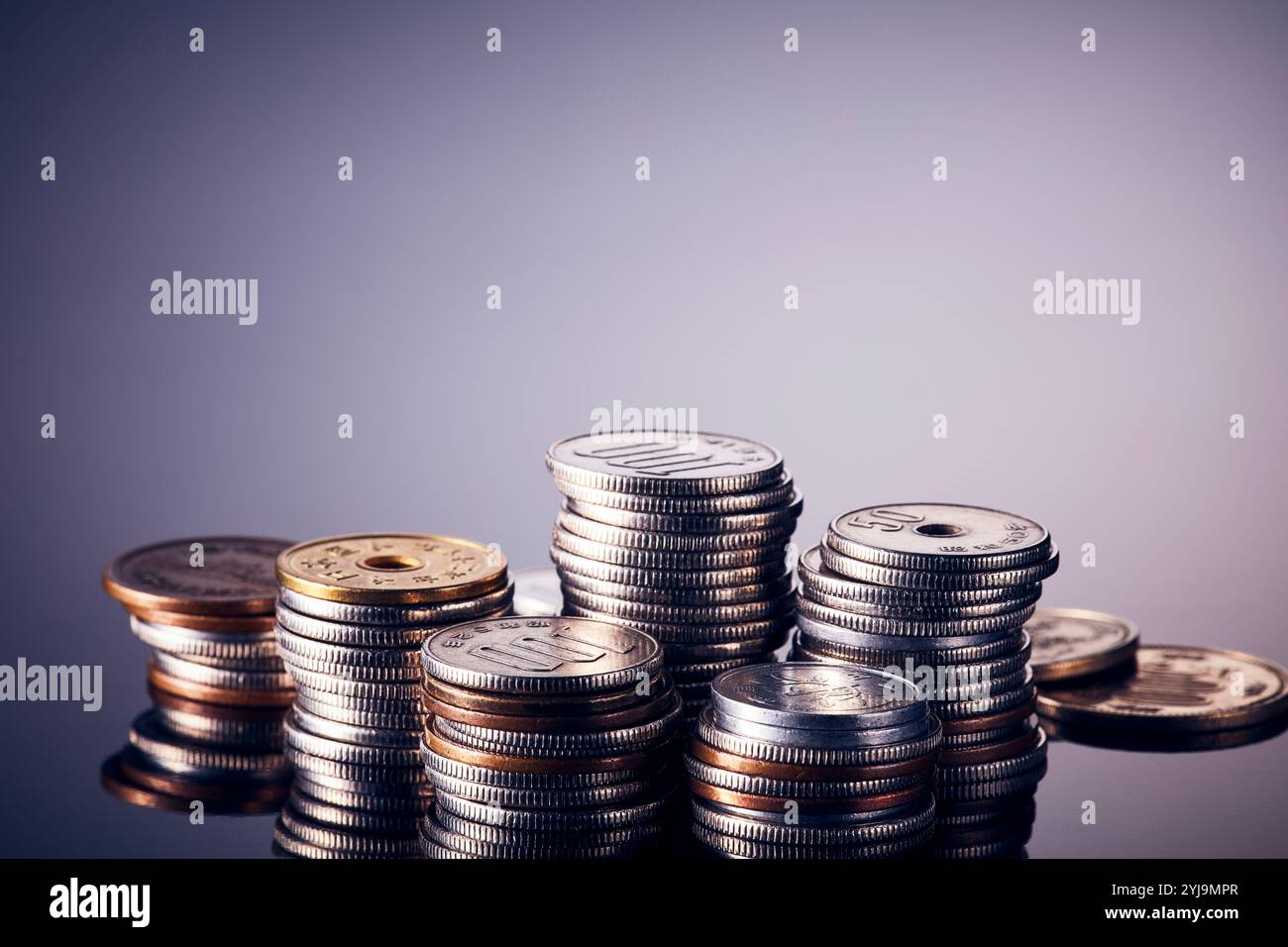 Money stacked up hi-res stock photography and images - Alamy
