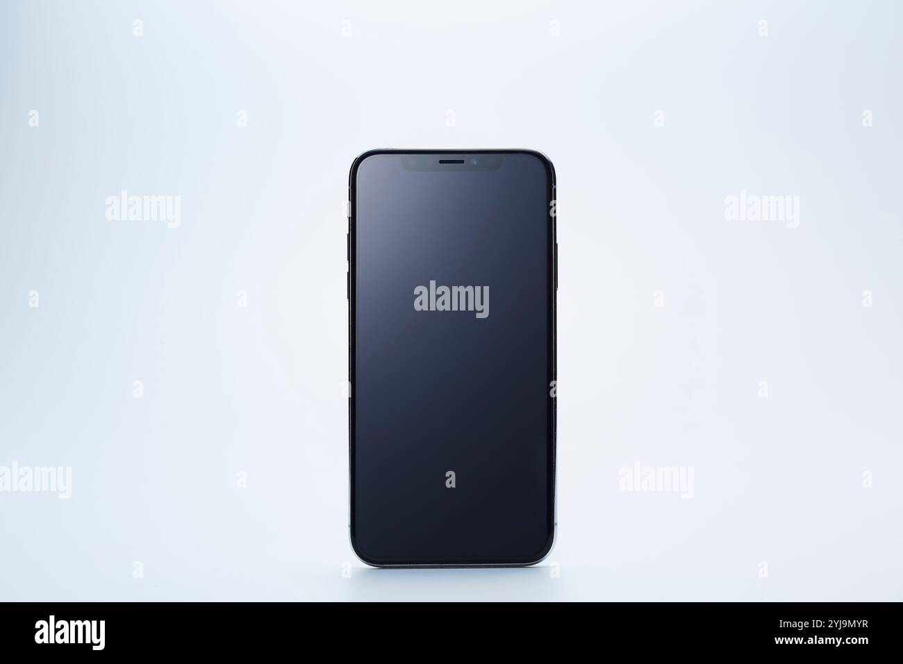 Smartphone from frontal angle Stock Photo - Alamy