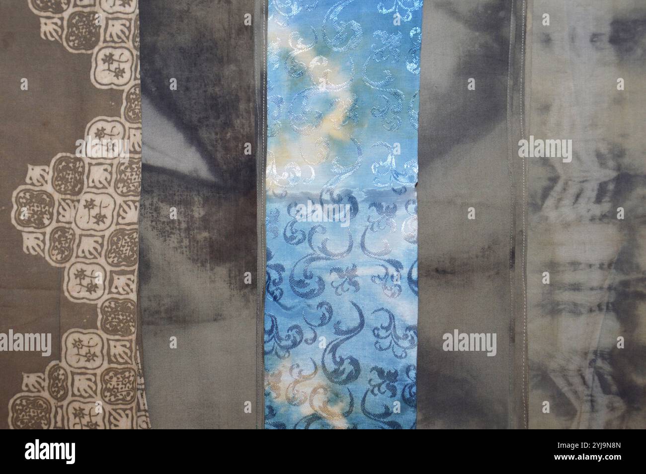 detailed patterns of Indonesia batik cloth Stock Photo - Alamy