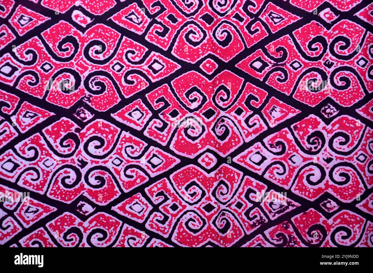 detailed patterns of Indonesia batik cloth Stock Photo - Alamy