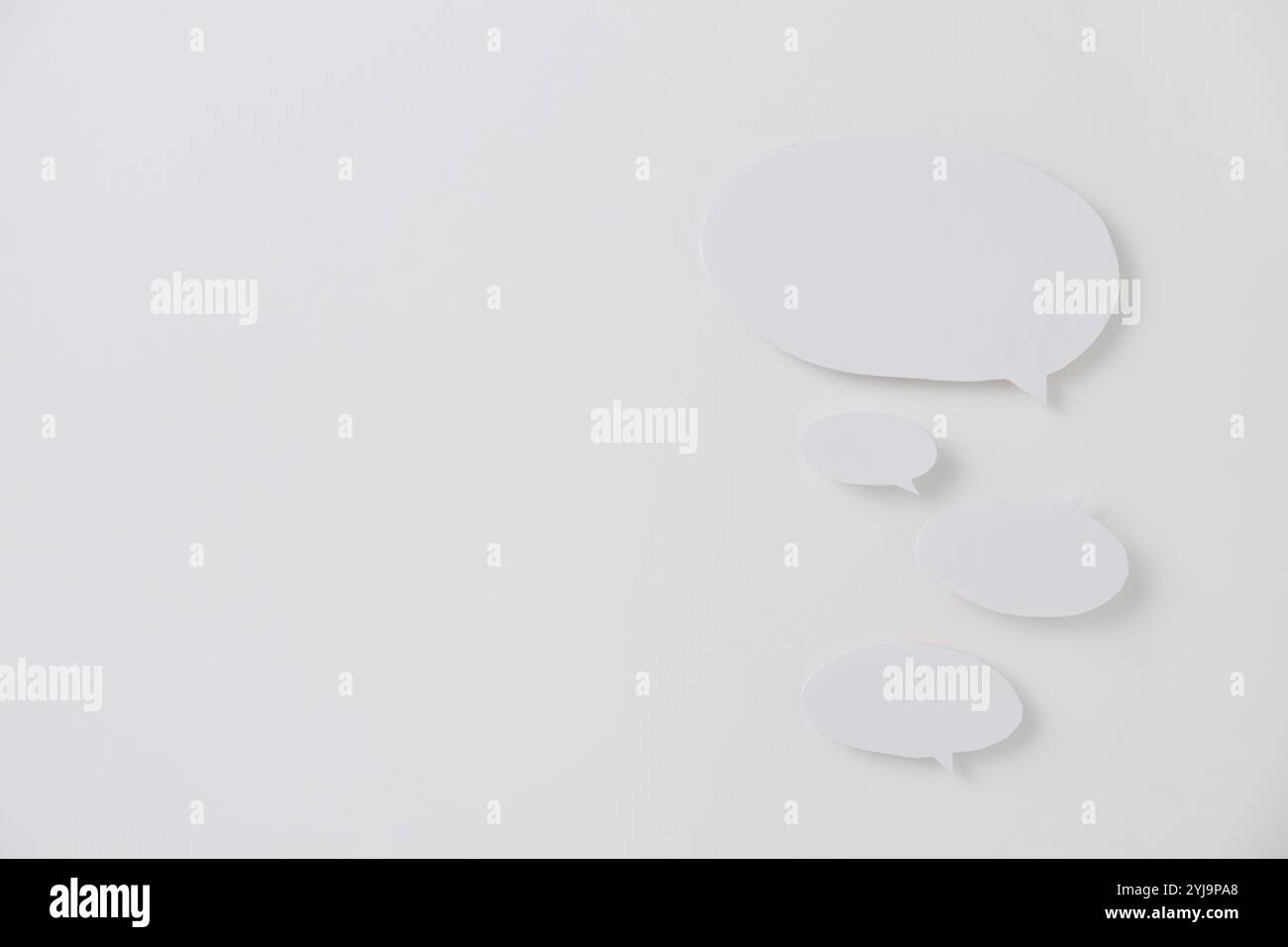 Multiple speech bubbles Stock Photo - Alamy