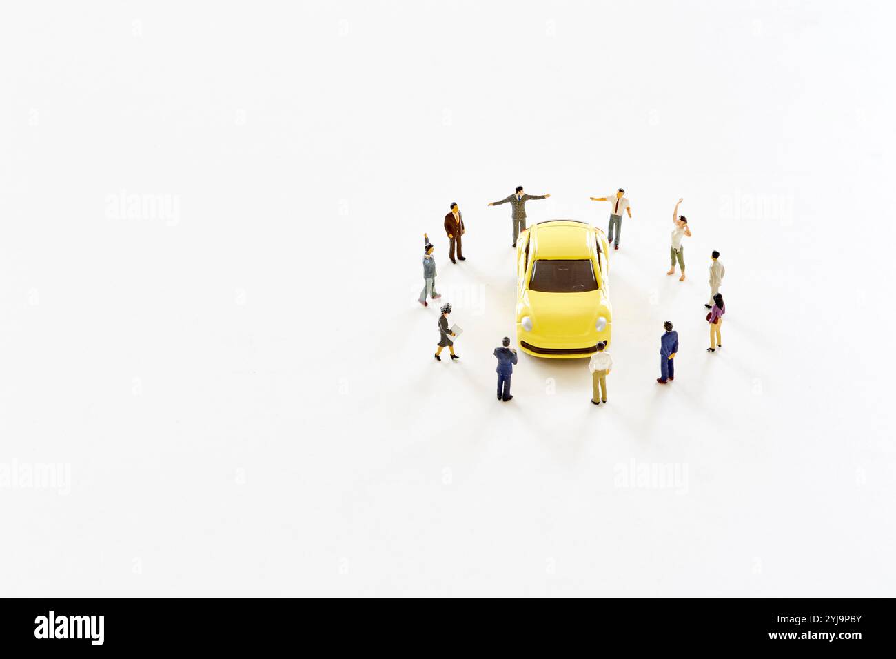 Miniature car comparison Cut Out Stock Images & Pictures - Alamy