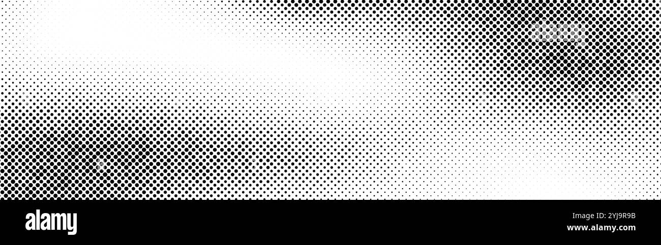 Grunge halftone background. Faded grit noise gradient texture. Black ...