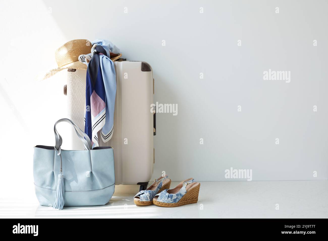 Packing for a trip Stock Photo - Alamy