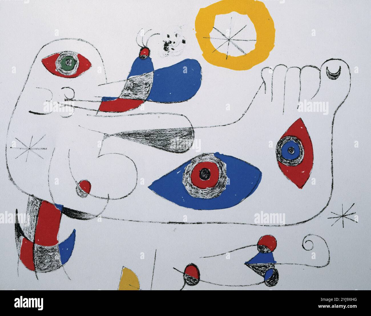 Joan Miro (1893-1983). Spanish painter. Le Surrealisme en 1947 ...