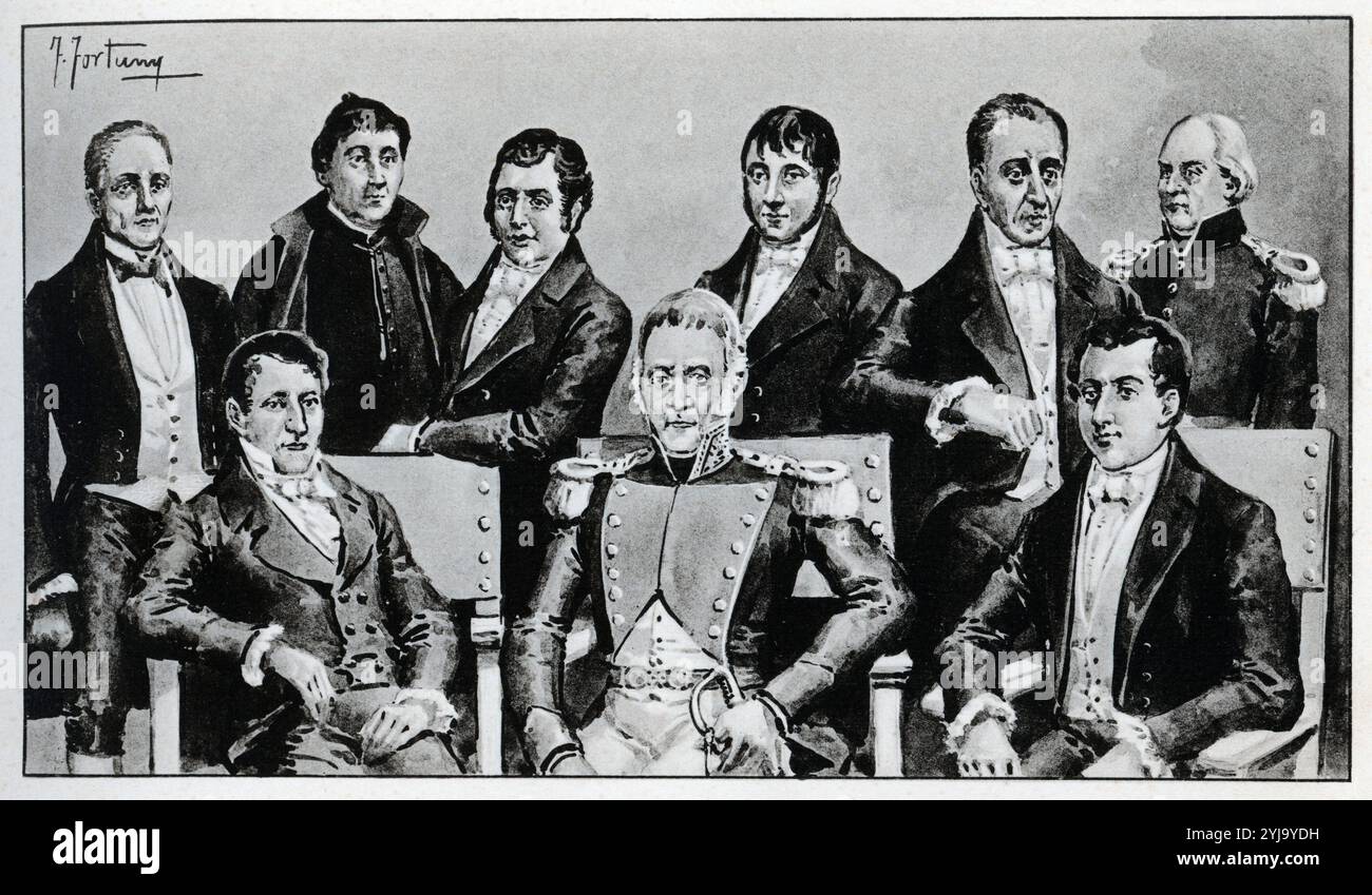 Historia de Argentina. Siglo XIX. Primera Junta que componen el ...