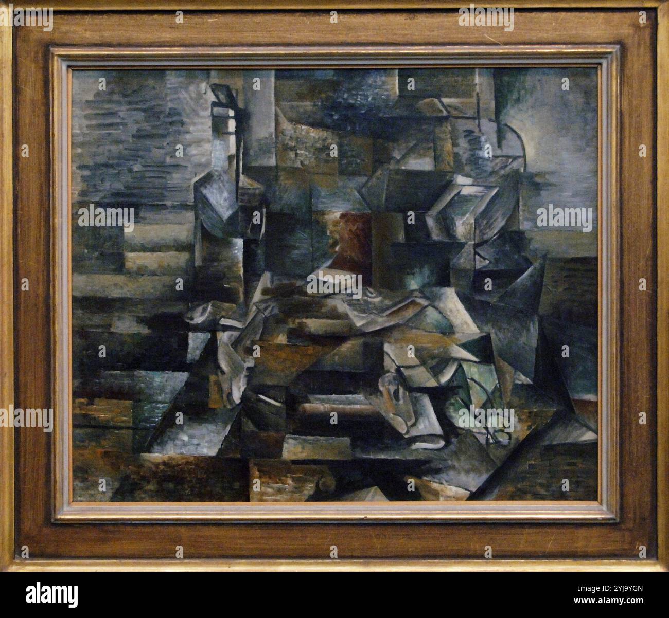 Georges Braque (1882-1963). French painter, founder of cubism with Picasso. Bottle and fishes ...