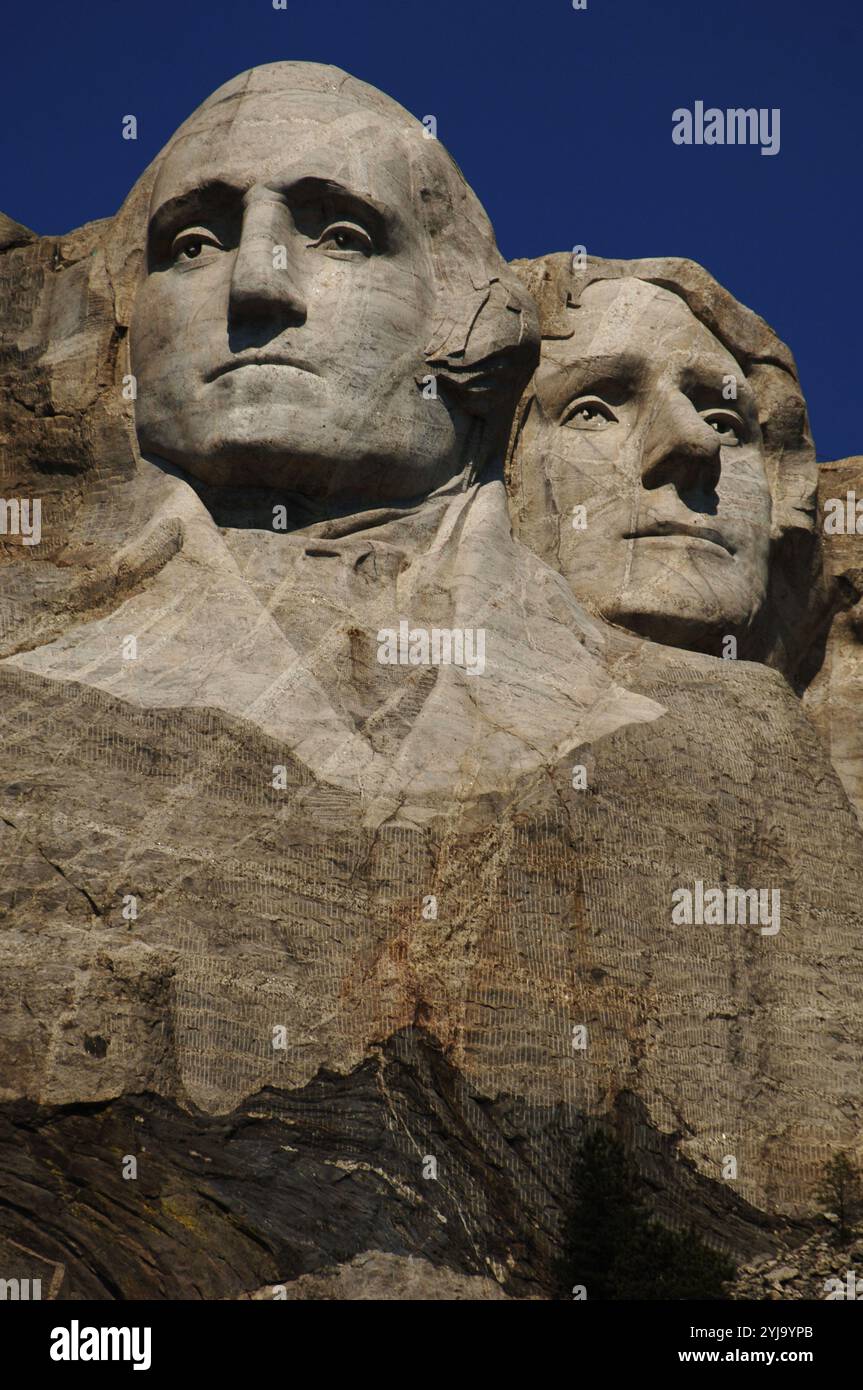 United States. Mount Rushmore National Memorial. Heads of the United ...