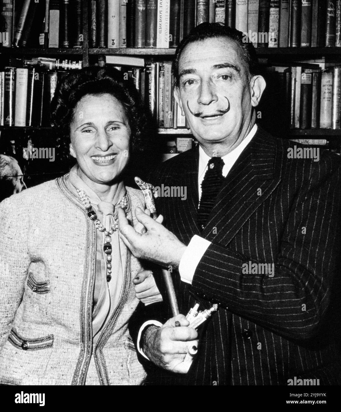 Salvador Dali and his wife Gala Stock Photo - Alamy