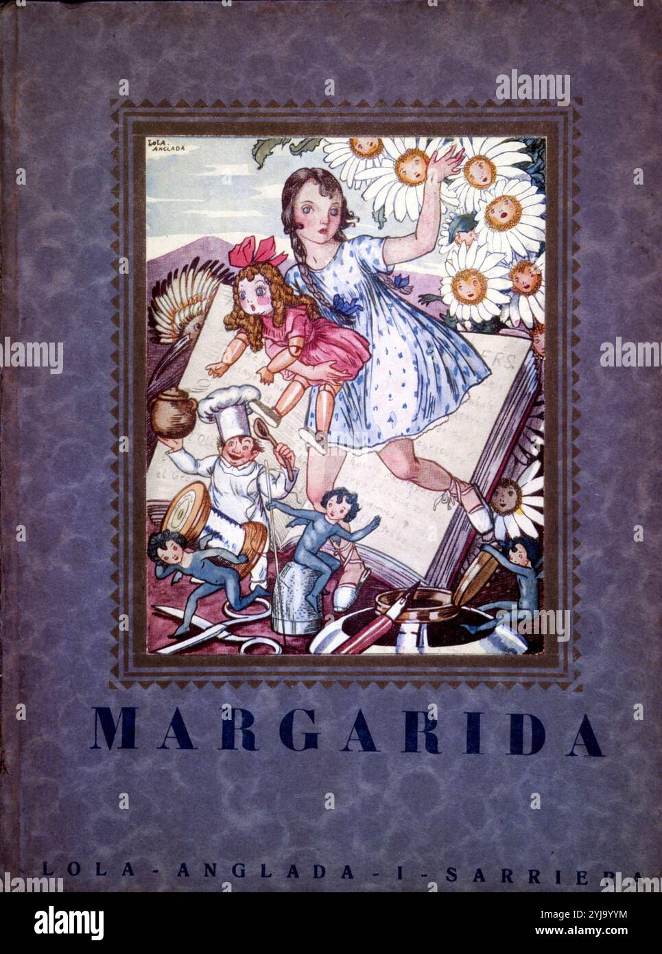 Portada del cuento Margarida; texto y dibujo de Anglada i Sarriera ...