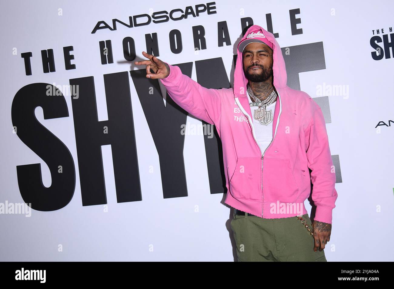 Rapper Dave East attends 'The Honorable Shyne' world premiere at the ...