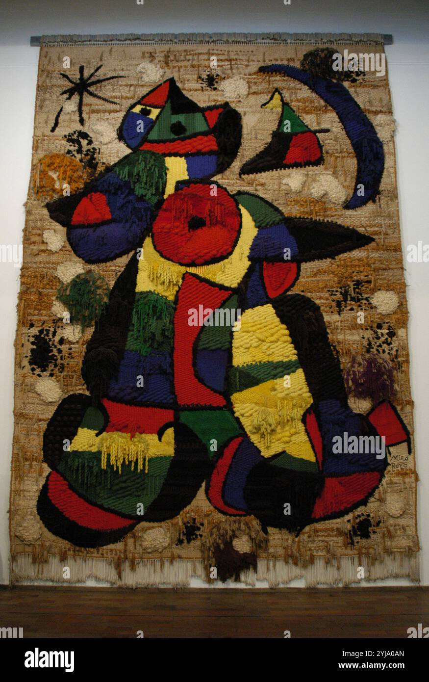 ARTE S. XX. ESPAÑA. JOAN MIRO (1893-1983). Pintor español. "TAPIZ DE LA ...