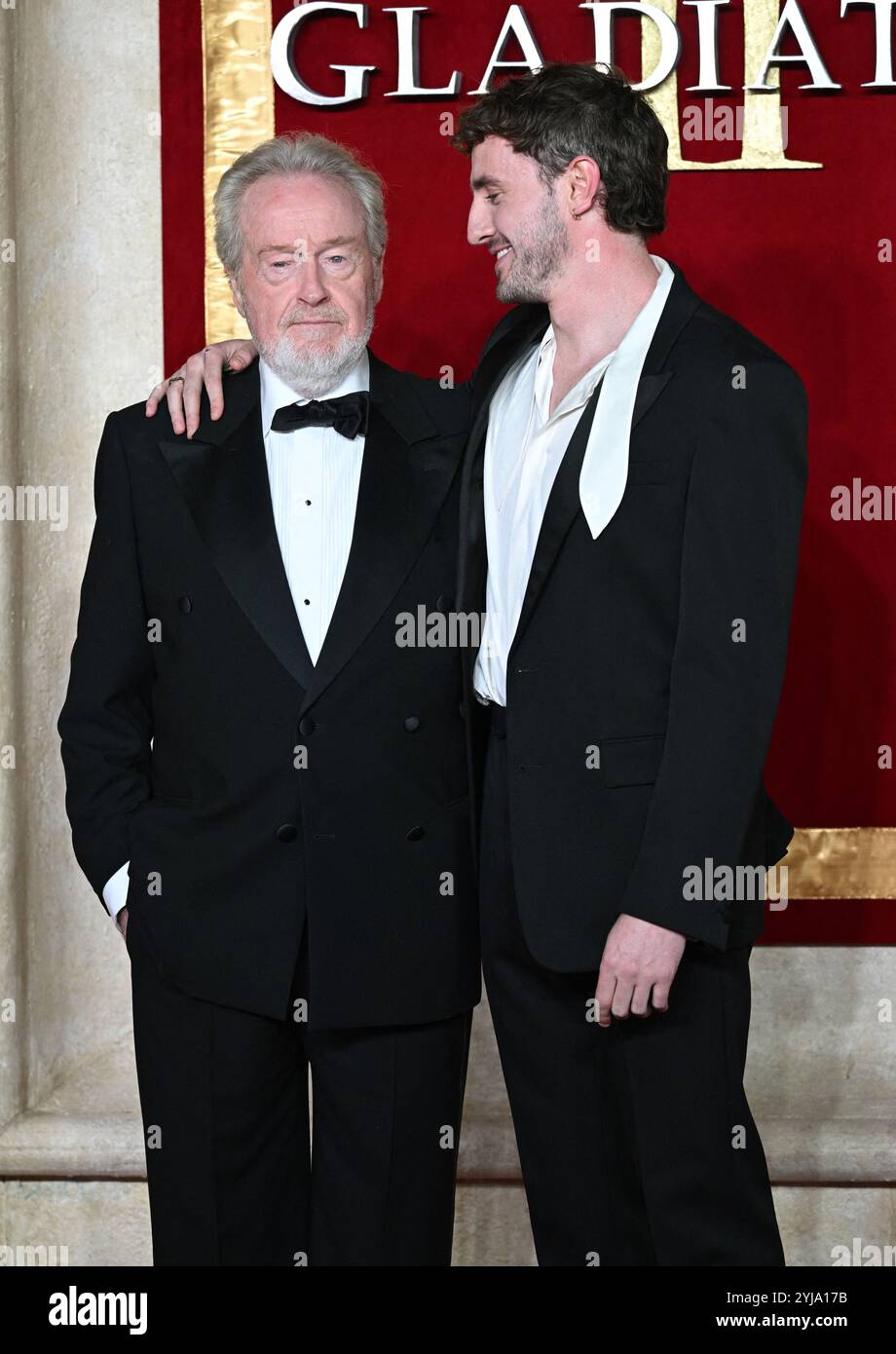 London, UK. 13th Nov, 2024. Ridley Scott and Paul Mescal at the World ...