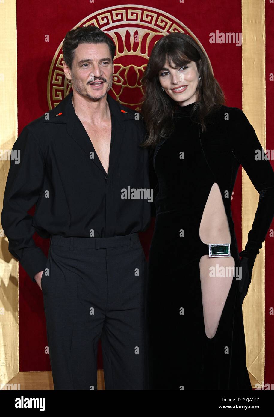 London, UK. 13th Nov, 2024. Pedro Pascal and Lux Pascal at the World Premiere of Gladiator II ...