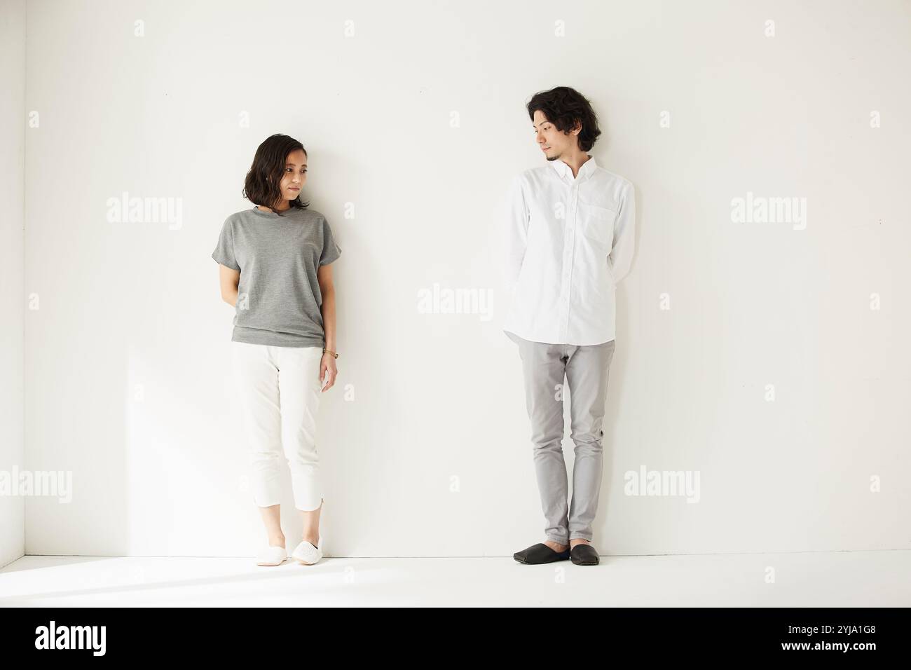 Two person standing distance hi-res stock photography and images - Alamy