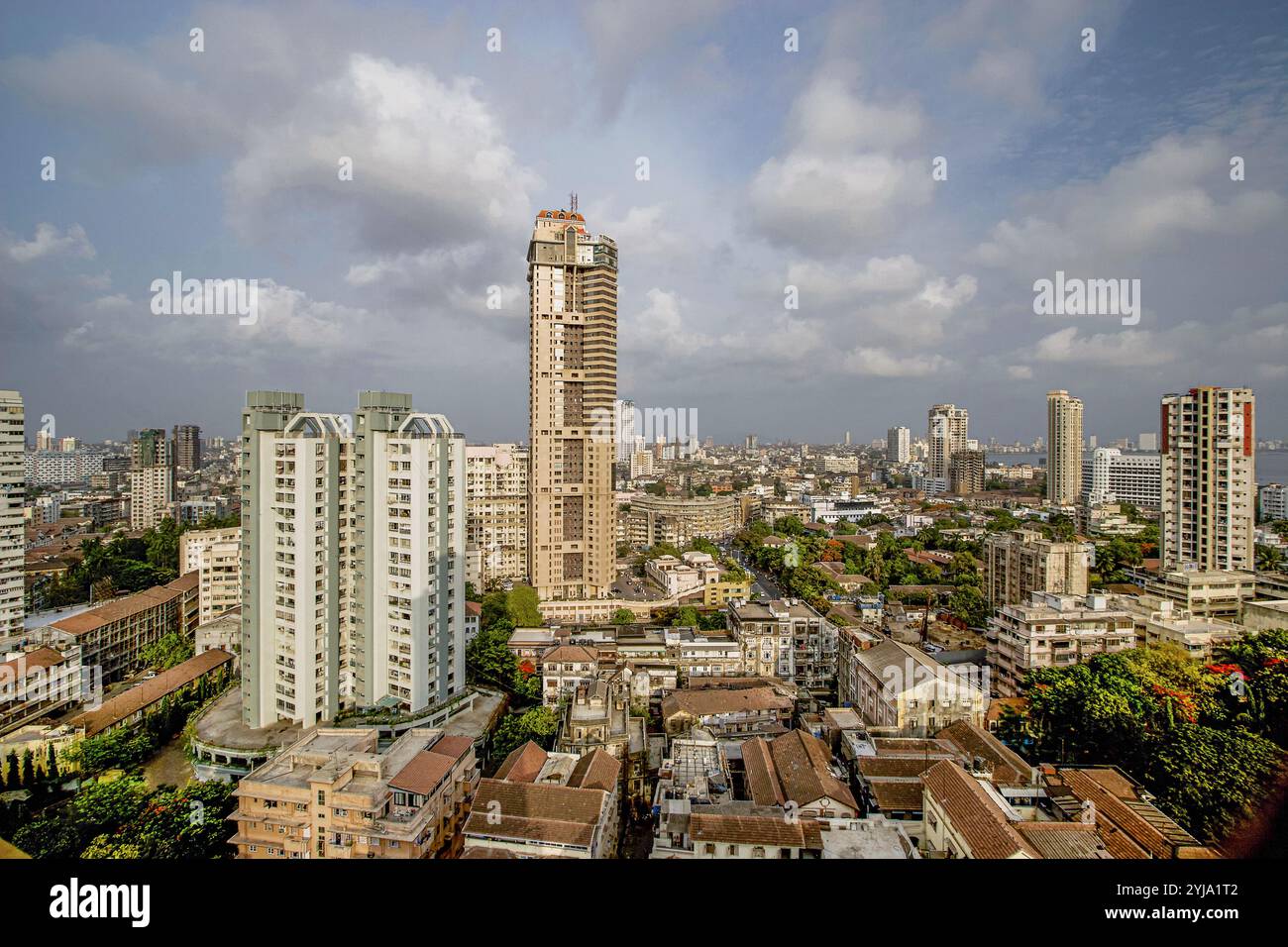 05 31 2005 Mumbai skyline showing new high rise buildings coming up in ...