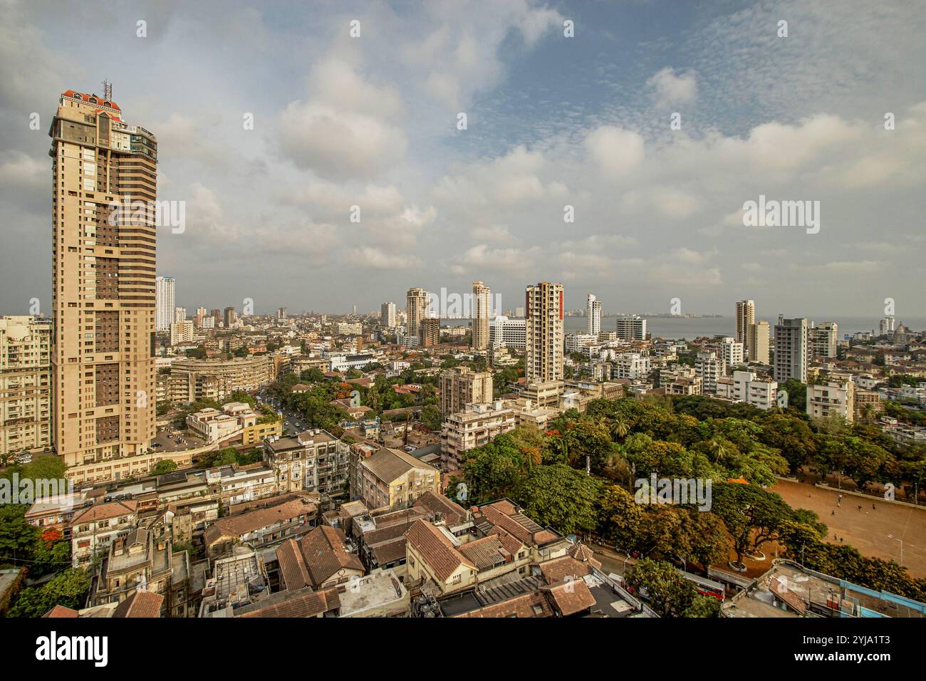 05 31 2005 Mumbai skyline showing new high rise buildings coming up in ...