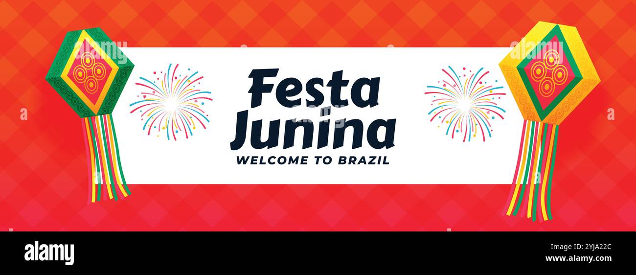 latin americal festa junina event banner design Stock Vector Image ...