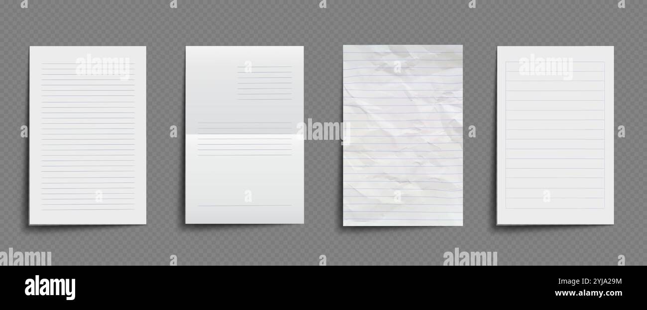 Folded note cutout Stock Vector Images - Alamy