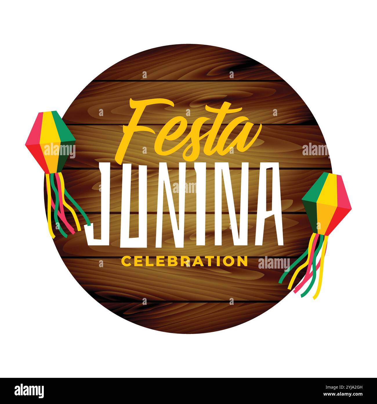 traditional festa junina holiday background Stock Vector Image & Art ...