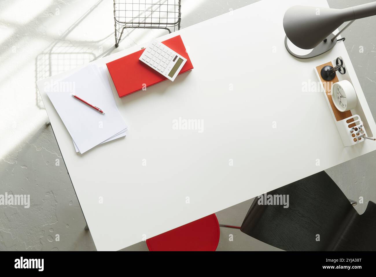 Office chairs black red hi-res stock photography and images - Alamy
